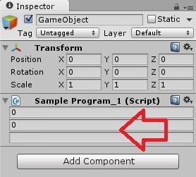 Unity/C# - Inspector表示の変更2-①: Unity入門 & ゲーム制作
